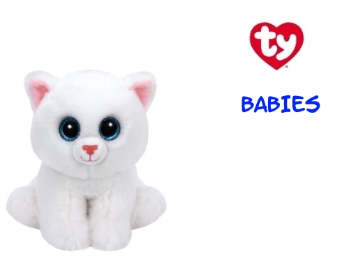 Giocattoli online PELOUCHE TY - PUPAZZO TY -ORIGINALE - GATTO BIANCO ...